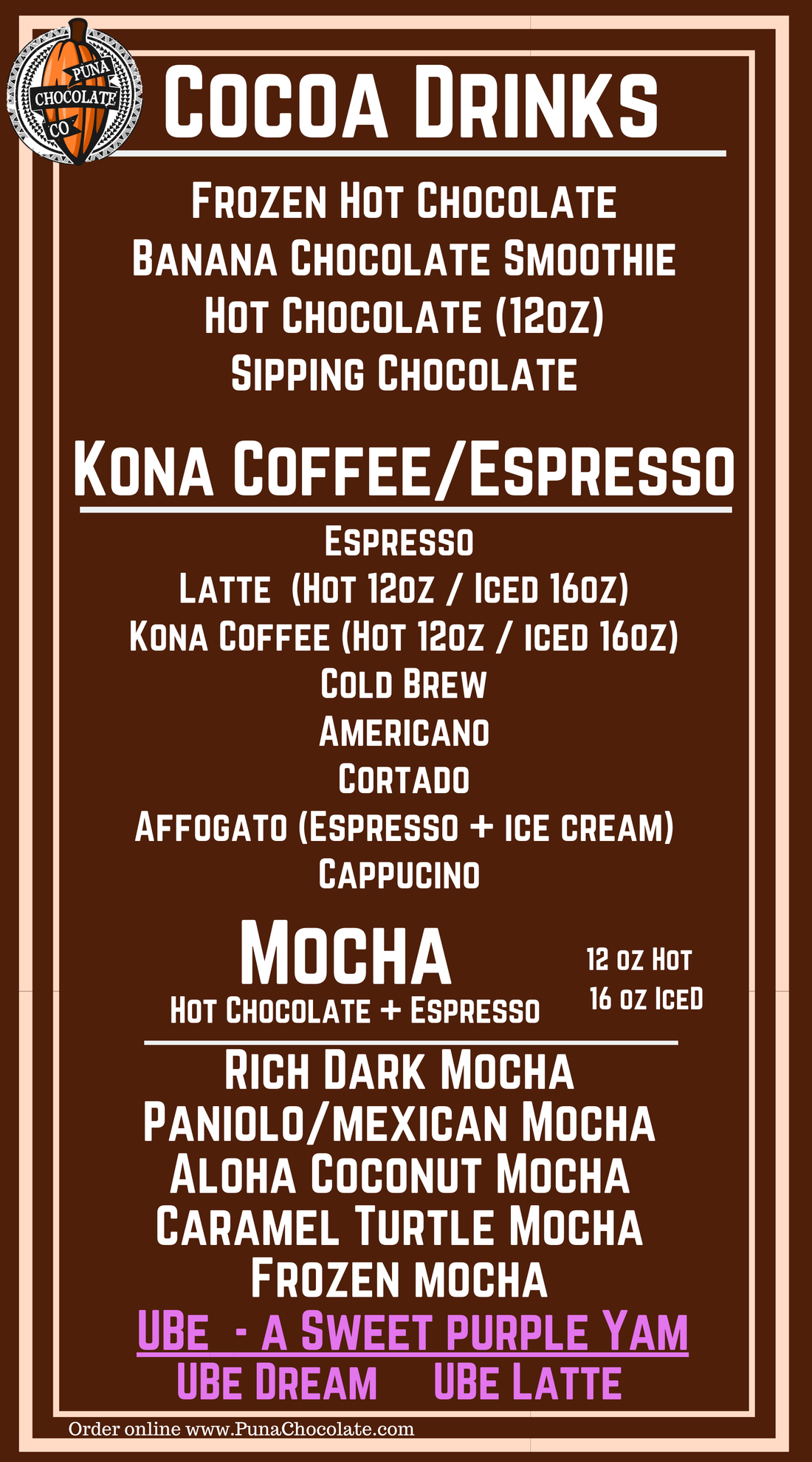 Hilo's Puna Chocolate Cafe and Cocktails - Puna Chocolate Company